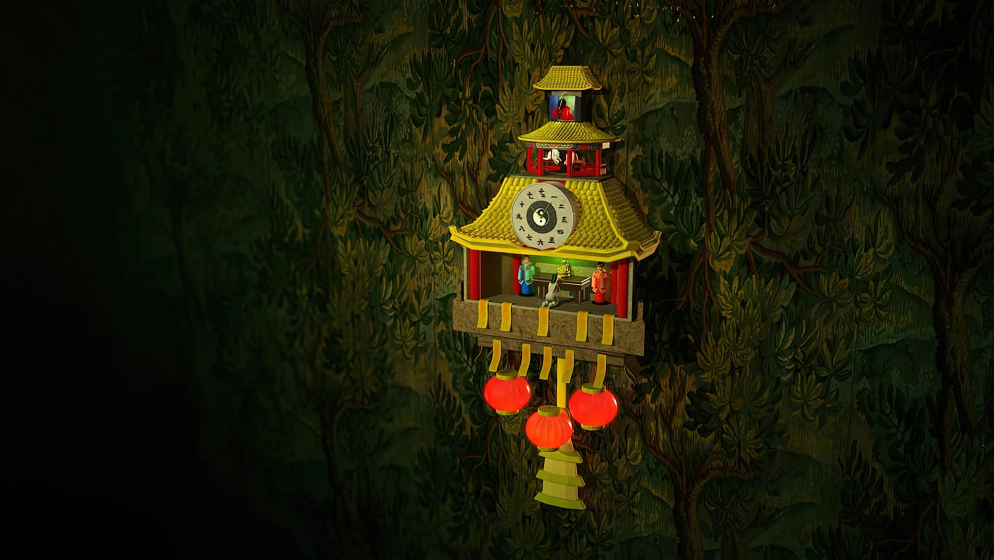 Yin Temple - Themed Cuckoo Clock | Victor Lin VFX