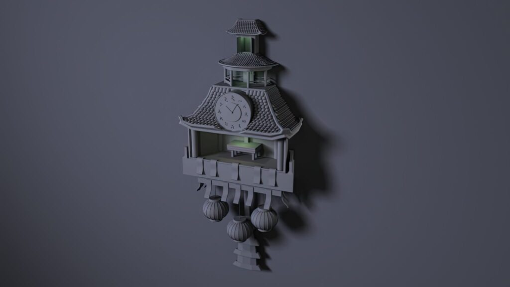 Yin Temple - Themed Cuckoo Clock | Victor Lin VFX